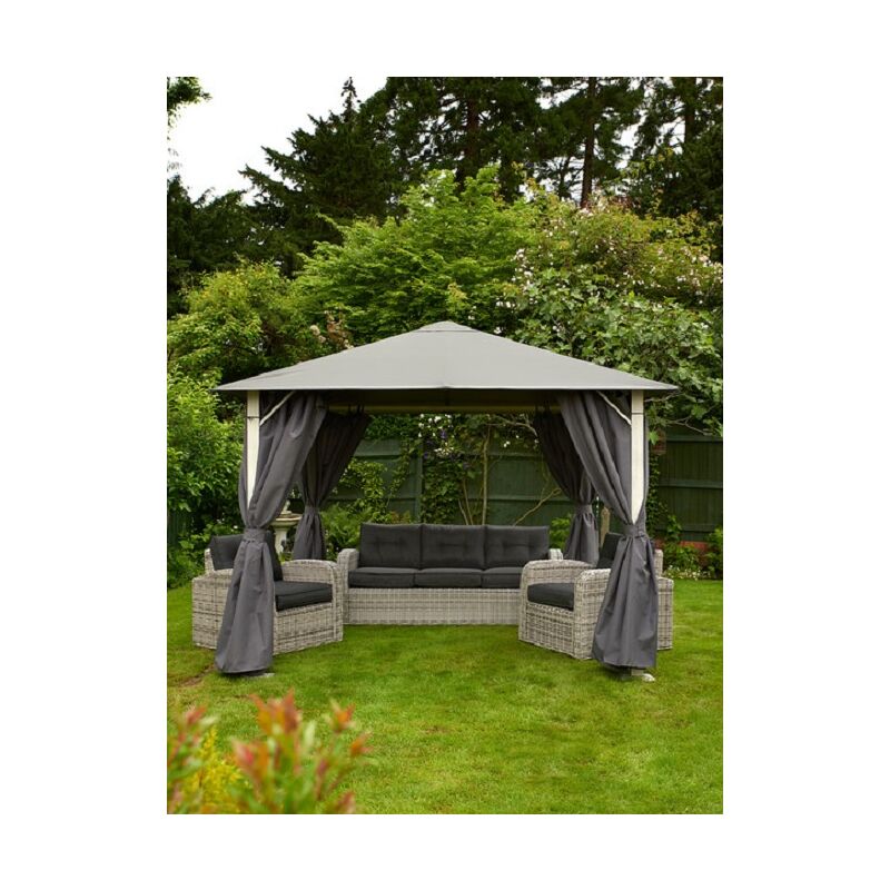 Glendale Vintage Grey Gazebo - 2.5M X 2.5M | Glendale | US