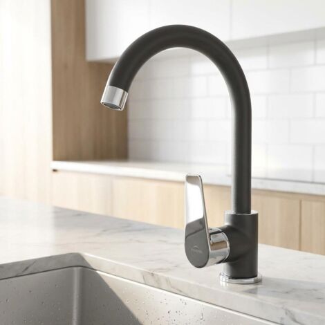 Single lever kitchen taps