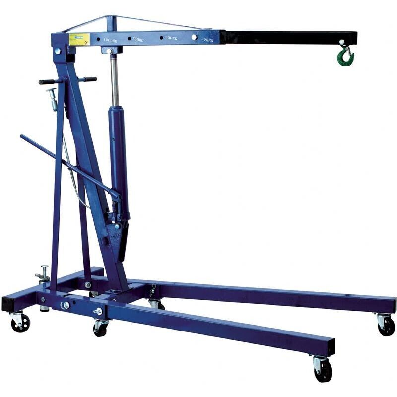 Echoeng - Gru Gruetta Idraulica 2000 Kg Pieghevole Manuale Officina ...