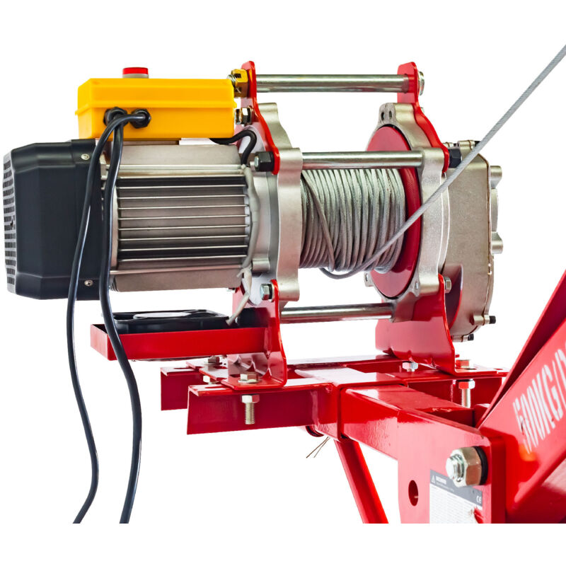 Grue mobile 500 kg avec treuil électrique 230 V MW-Tools BK500