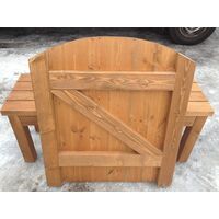 Wooden garden gates