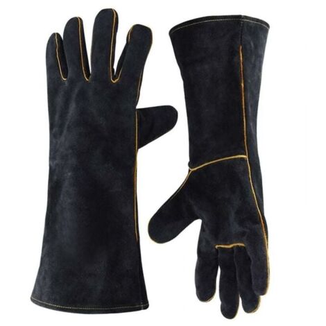 Heat Resistant Fire Proof Guant, Welding High Temperature Gloves, Stove ...