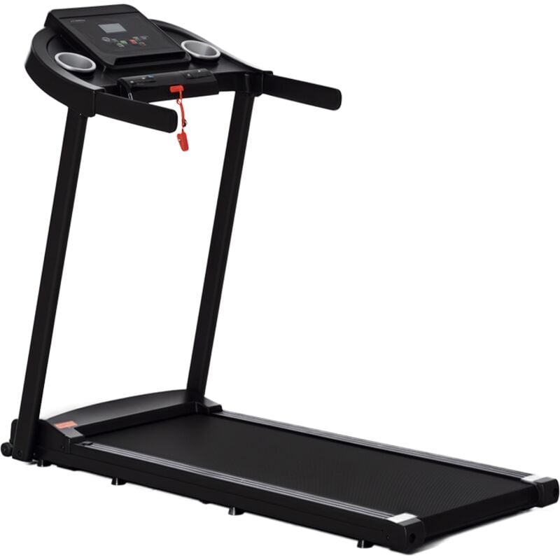 Homcom Folding Treadmill Electric Motorised Running Machine W/ Led ...