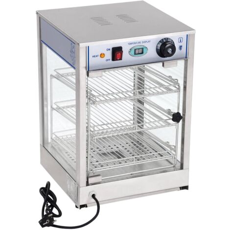 Heated display cases