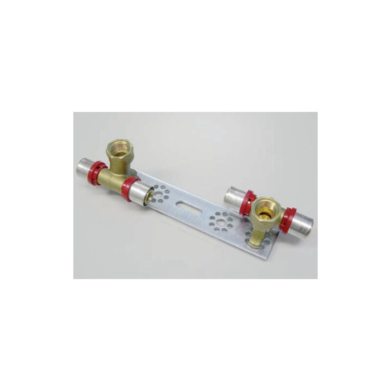 Applique Double liaison Multicouche à sertir (TH) F1/2''(15/21) Ø16. 150mm Tiemme