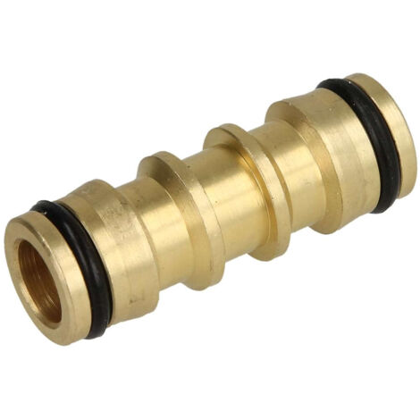 Raccord rapide double laiton