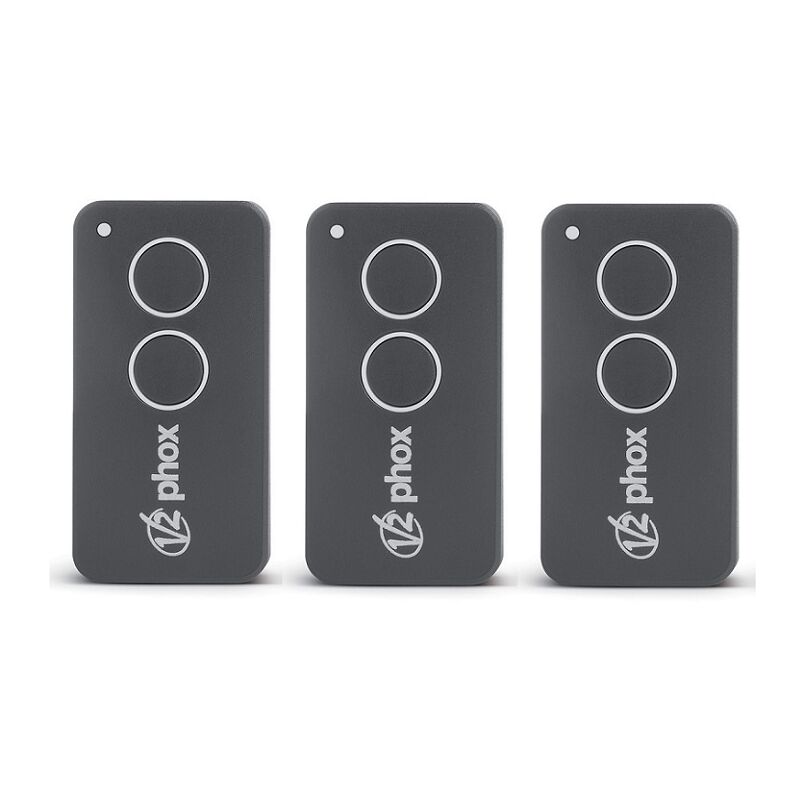 V2 PHOX 2 Contrat 47 - Lot de 3 télécommandes 2 boutons Pour portails ...