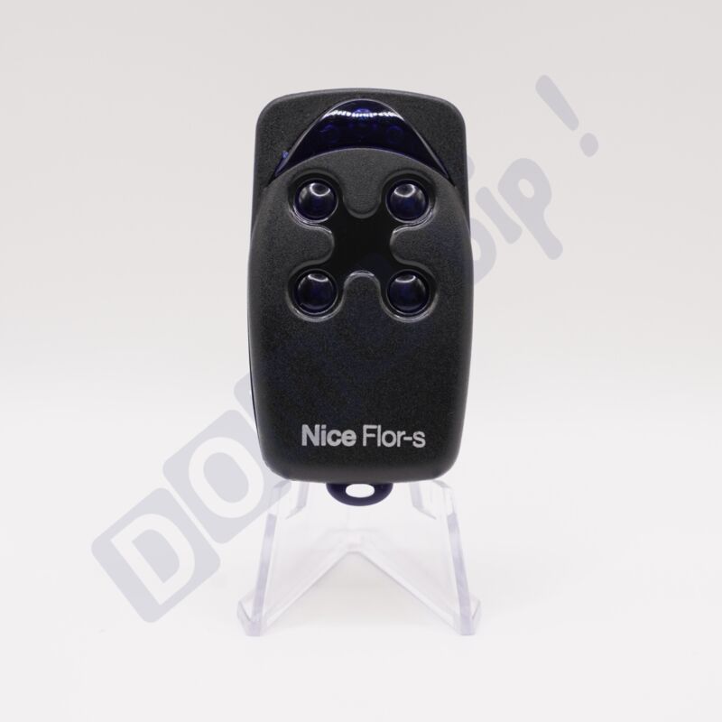 Télécommande nice flo4rs - 4 canaux 433.92 mhz - compatible récepteurs flox2r/floxi2r/ox2/ox4t ...