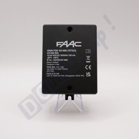 FAAC FDS - NOUVEAU Récepteur radio bi-fréquence XR2N FDS 433/868 MHz - Compatible SLH, DS et RC ...