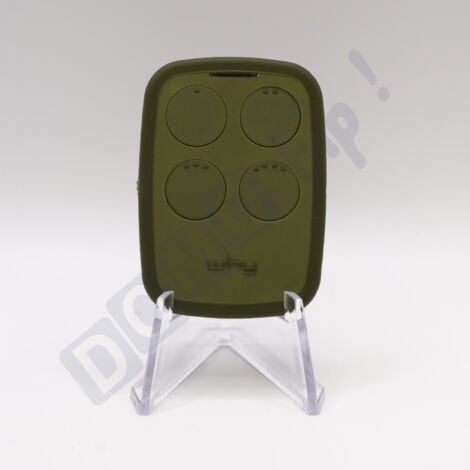 WHY EVO NOA - Télécommande universelle 4 boutons Vert Olive multi-fréquences 280-868 MHz - Code ...