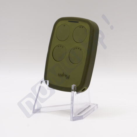 WHY EVO NOA - Lot de 3 Télécommandes universelle 4 boutons Vert Olive multi-fréquences 280-868 ...
