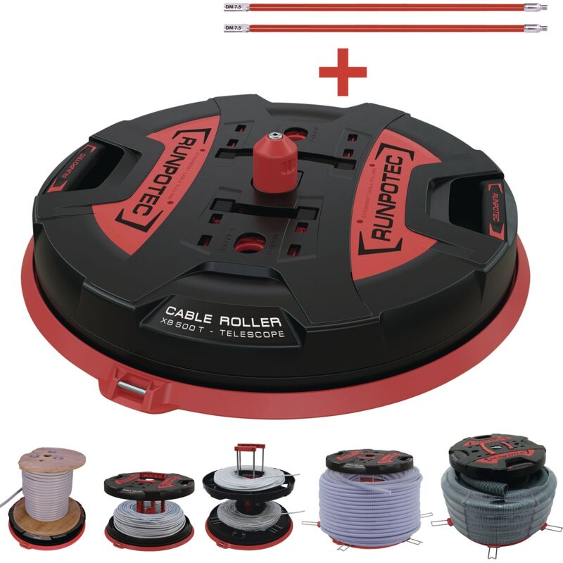 Dévidoir de câble XB 500 T D.500mm Trgf.800kg RUNPOTEC