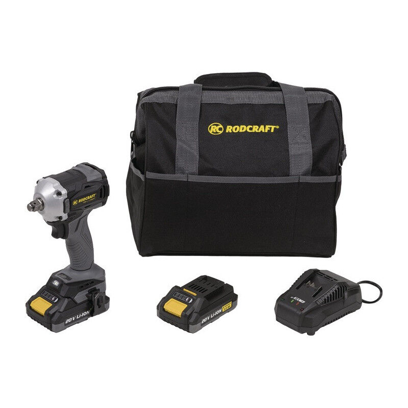 Clé à chocs sans fil RC 9067 K2 20V 2Ah 12,5mm (1/2 pouce) A4-kt.300 Nm ...