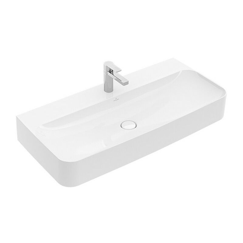 V&B FINION lavabo rivestito troppopieno ViFlow 1000x470mm sabbiato we C