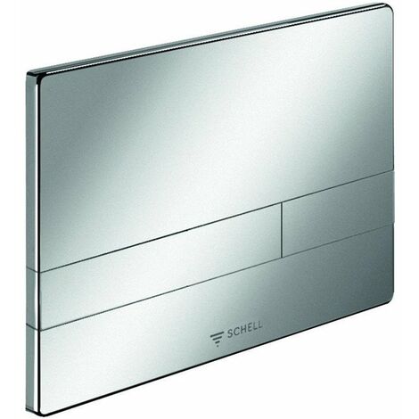 Placca comando doppio filo bianco SCHELL