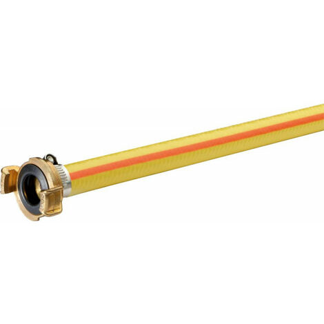 Plexius Water tubo a 3/4 giallo. 50m con 2 roccords rapuddes APD