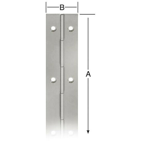 Cerniera per pianoforte 32x2040 mm in acciaio inossidabile (V2A)