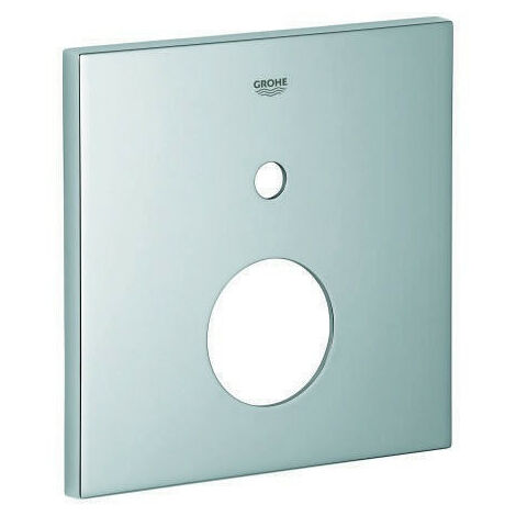 Rosetta quadrata Grohe 48435 per EMH-FMS con 2 deviatori cromati