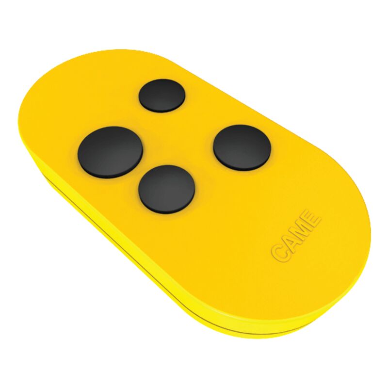 Came Télécommande 4 Canaux Jaune Code Fixe Topd4fys 806ts 0103