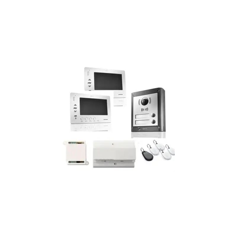 1841228 - Kit interphone vidéo Somfy Premium Io 2 boutons