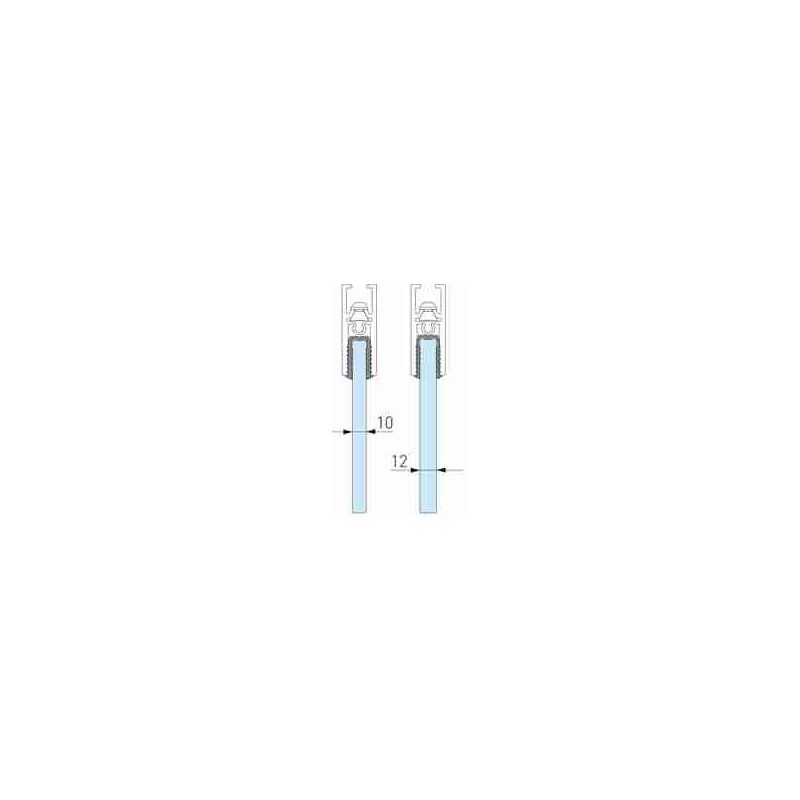 20AC4870N Profilé de fixation à pince en aluminium Euras C0 2000 mm ...
