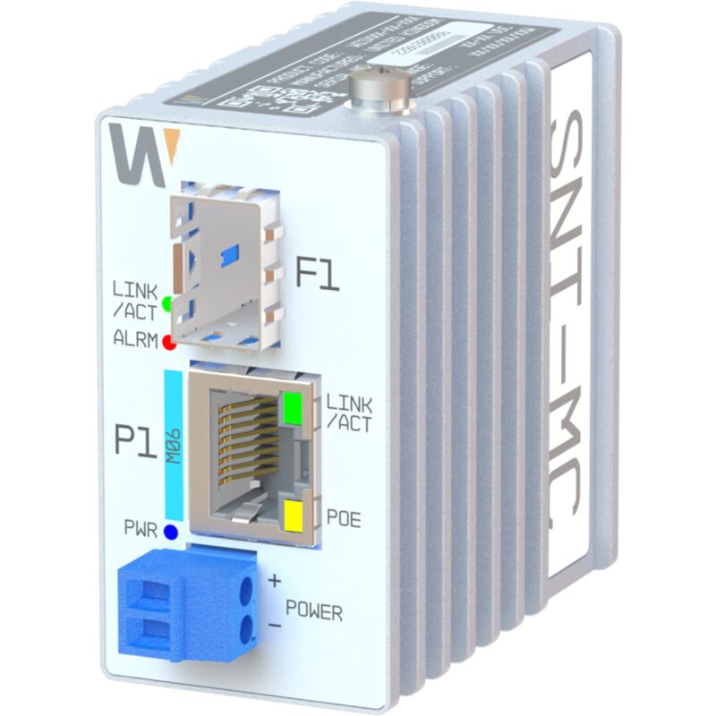 Convertisseur de média mini PoE industriel SNI-1MC HANWHA SNI-1MC