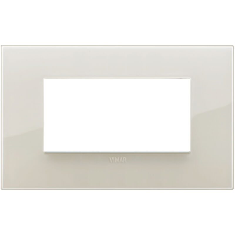VIMAR - 19654.67 Plaque ivoire Classic 4M Reflex