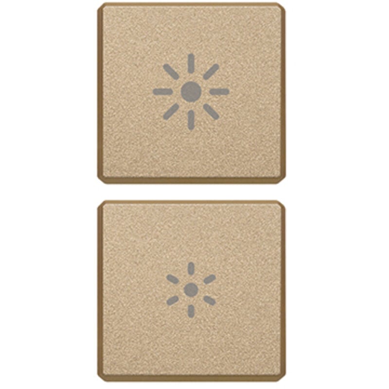 VIMAR - 22751.3.88 Variateur plat à deux boutons, finition or satiné