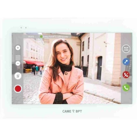 Interphone vidéo IP mains libres CAME BPT XTS 7IP WH WIFI 840CH-0060 Unité intérieure