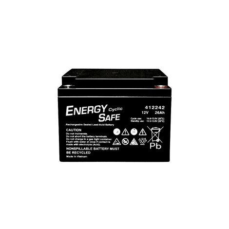 Batterie VRLA Pb AGM Energy Safe Cyclic Series 12V 26Ah C20 (FM5)