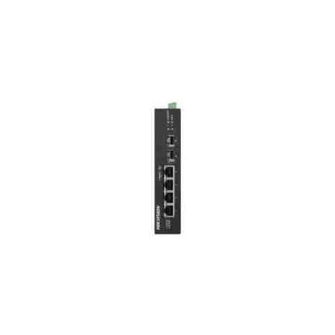 DS-3T0506HP-E/HS - COMMUTATEUR DIN GIGABIT 4 PORTS POE