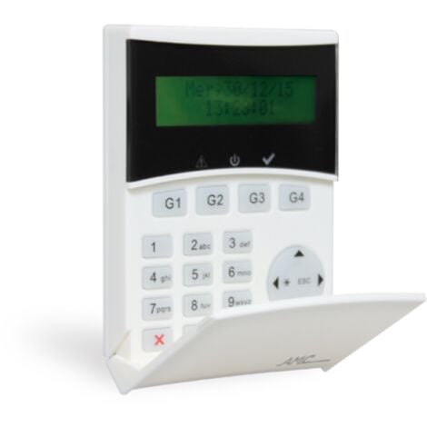 Clavier LCD compact K-LCDLIGHTPLUS avec 2 lignes IN/OUT programmables