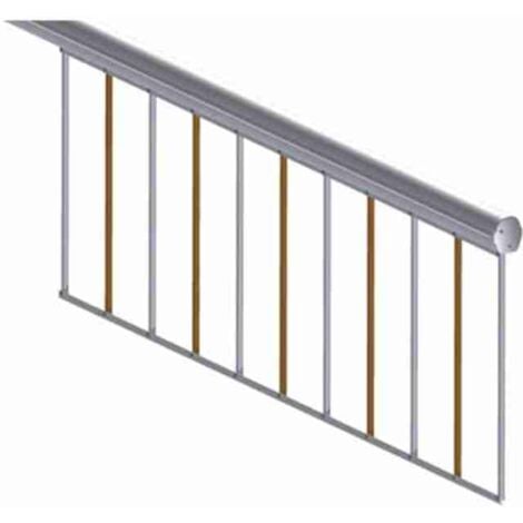 Roger - BARK/02 SUPPORT EN ALUMINIUM PEINT MODULE 2 MT POUR BARRES DE ...