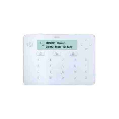 Clavier tactile blanc RPKELPWT000B pour alarme Lightsys Plus RISCO ELEGANT RPKELPWT000B