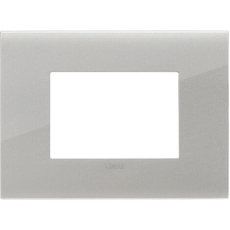 VIMAR - 19953.03 Plaque de fixation argentée 3M