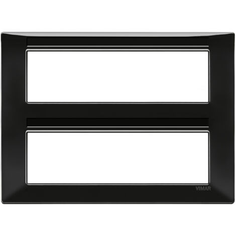 VIMAR - 14690.05 Plaque d'immatriculation noire 14M