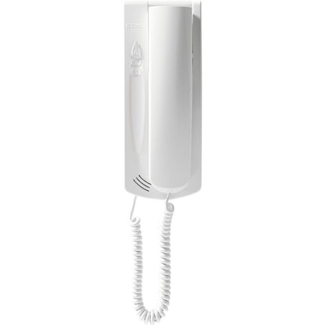 Interphone mural blanc VIMAR - 62K0/2 avec 2 boutons blancs