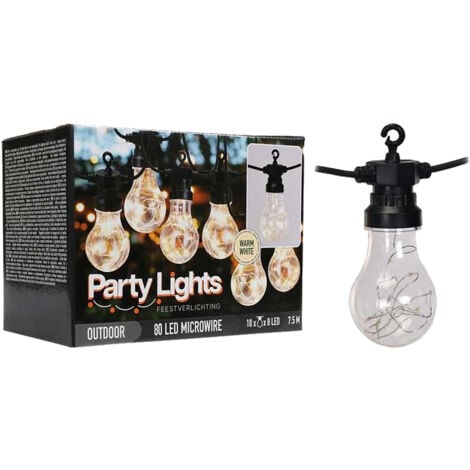 LUMINARIA 'PARTY' cavo mt.7,5 - 10 portalampade E27 DF 8087223