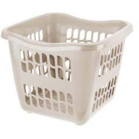 TONTARELLI CESTO BRIO QUADRATO PANNA cm.39x39x30h. - FER 330749