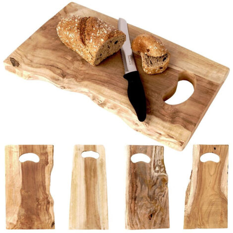 Tagliere in legno di teak con manico e proprieta antibatteriche