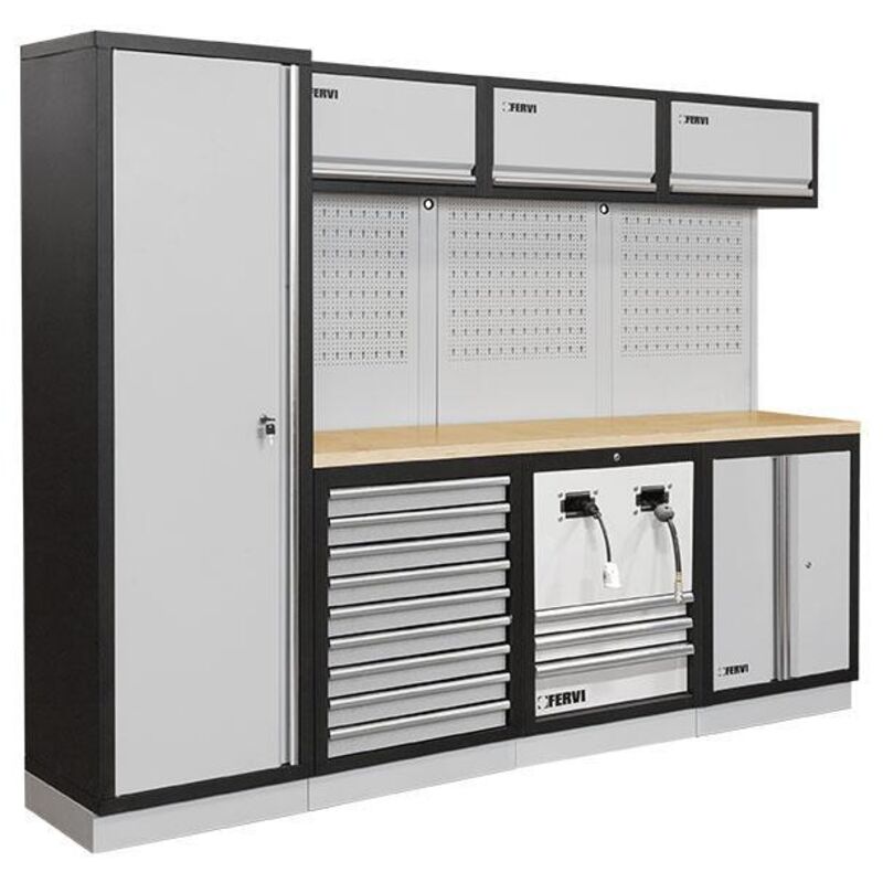 Muebles modulares muebles de taller bancos armarios cajoneras Fervi A007UF