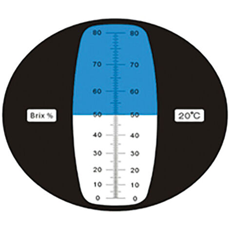 Refractometro para control de grados Brix Fervi 0583