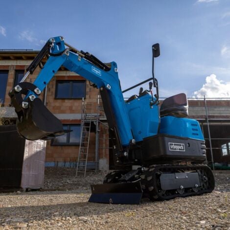 Miniexcavadora 306cc compacta 690mm ancho 5q Scheppach exc815