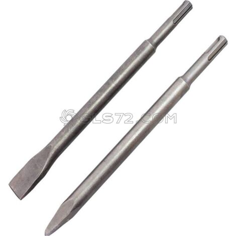 SET CHISEL PLANO Y DE PUNTA SDS-PLUS PARA MARTILLO PERFORADOR SCHEPPACH ...