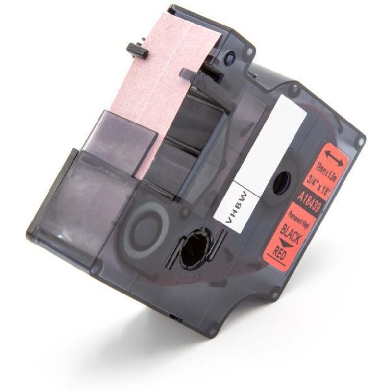 vhbw Label Tape compatible with Tyco T107M Label Printer 5.5m x 19 mm ...