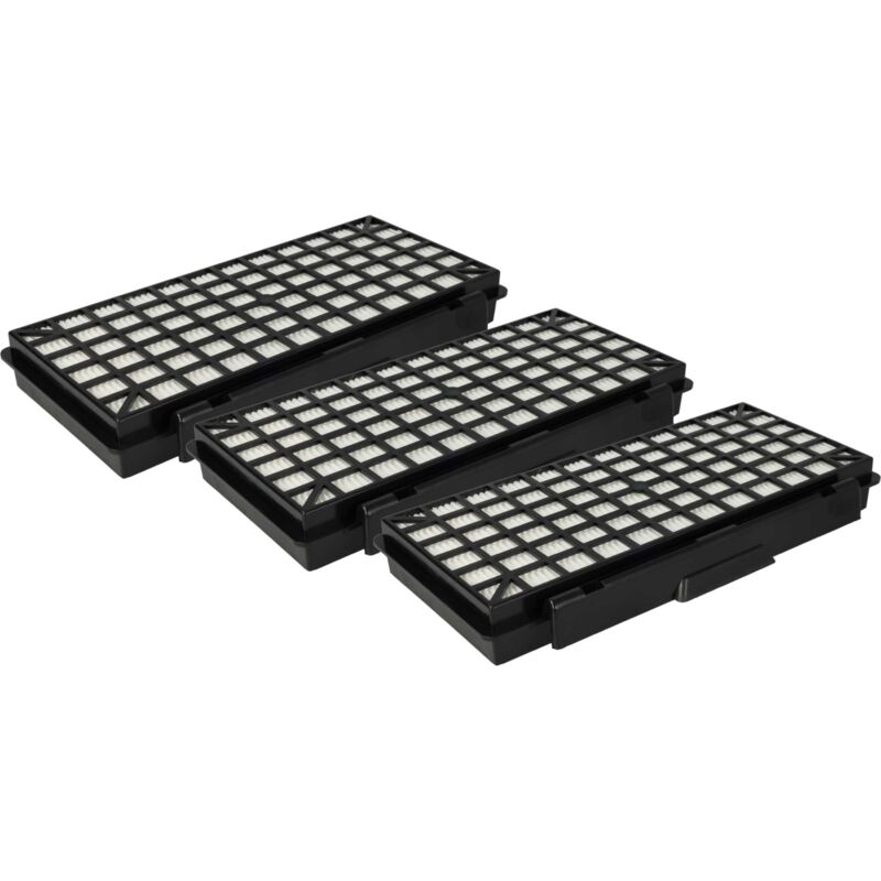 vhbw Filter Set 3x Filters compatible with Siemens VSQ5X1238, VSQ5X1230 ...