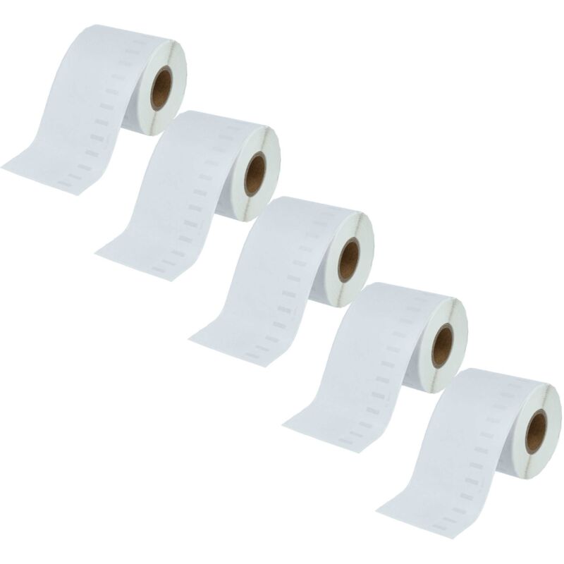 vhbw Set 5x Label Roll 59mm x 190mm (110 Label) compatible with Dymo ...