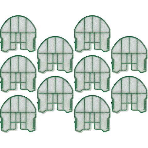 vhbw 10x motor filter compatible with Vorwerk Kobold VB 100, VB100 ...