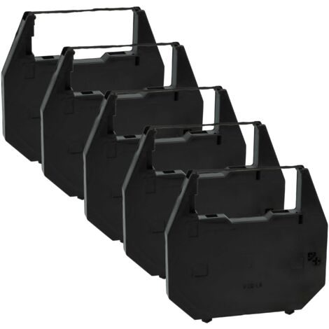 vhbw 5x Ribbon Cartridge compatible with Nakajima AX220, AX 110, AX 100 ...