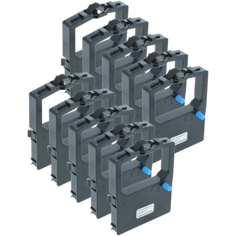 vhbw 10x Ribbon Cartridge compatible with Texas Instruments Omnidat 800 ...